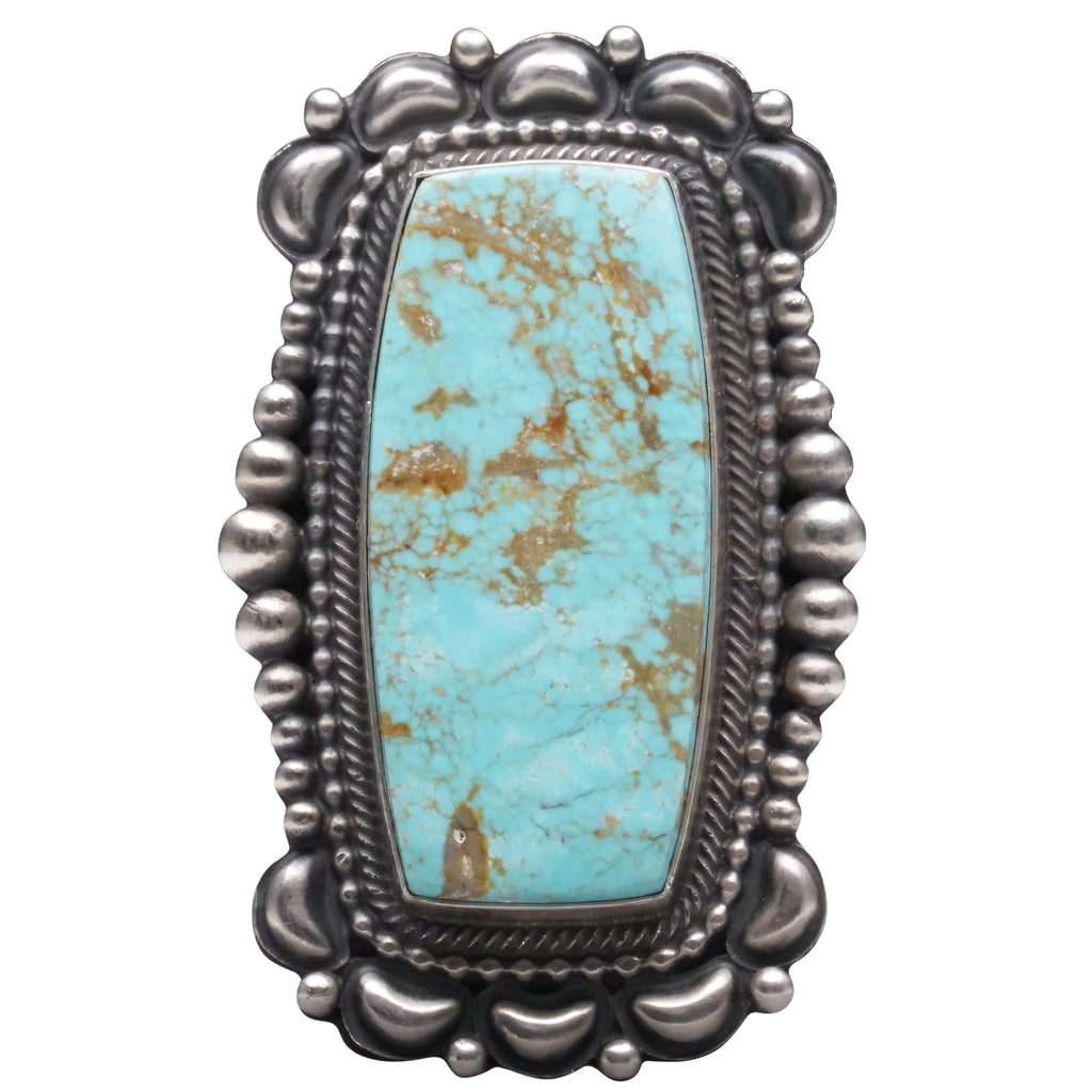 Number Eight Turquoise RIng | Tom Lewis – Samsville Gallery