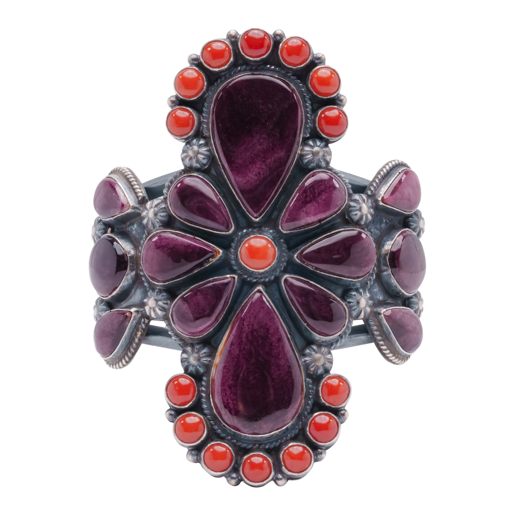 Coral & Spiny Oyster Shell Cuff | Anthony Skeets – Samsville Gallery