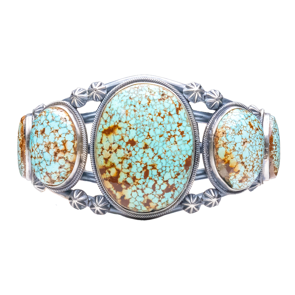 Number Eight Turquoise Bracelet | Navajo Handmade – Samsville Gallery
